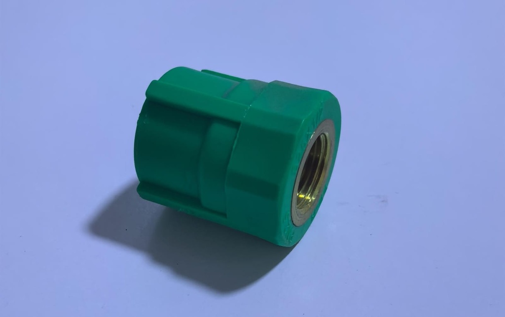 PPR FEMALE COUPLING INSAID BRASS 1/2''X3/4'' | https://www.jbt-ksa.com/